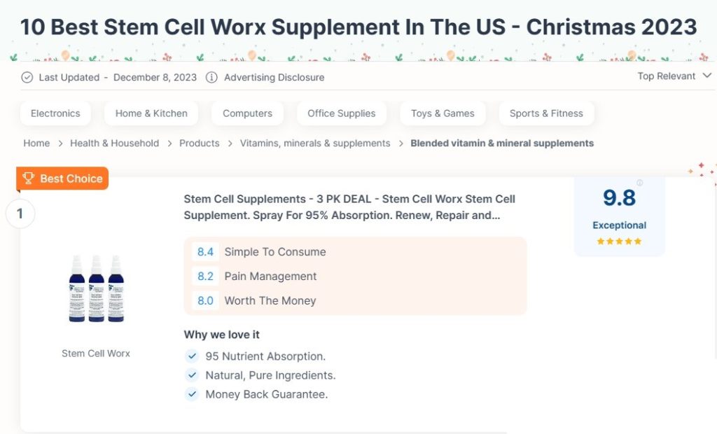 2023 - Stem Cell Worx Official Website - Clinically Proven Stem Cell Supplements Stem Cell Worx ...